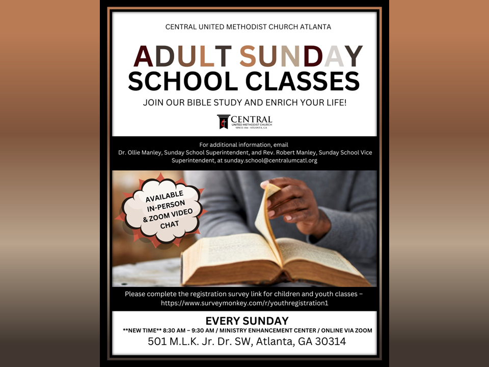 Sunday School - Central United Methodist Church