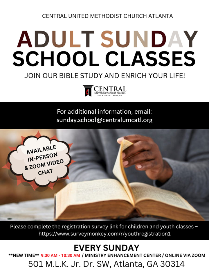 Sunday School - Central United Methodist Church